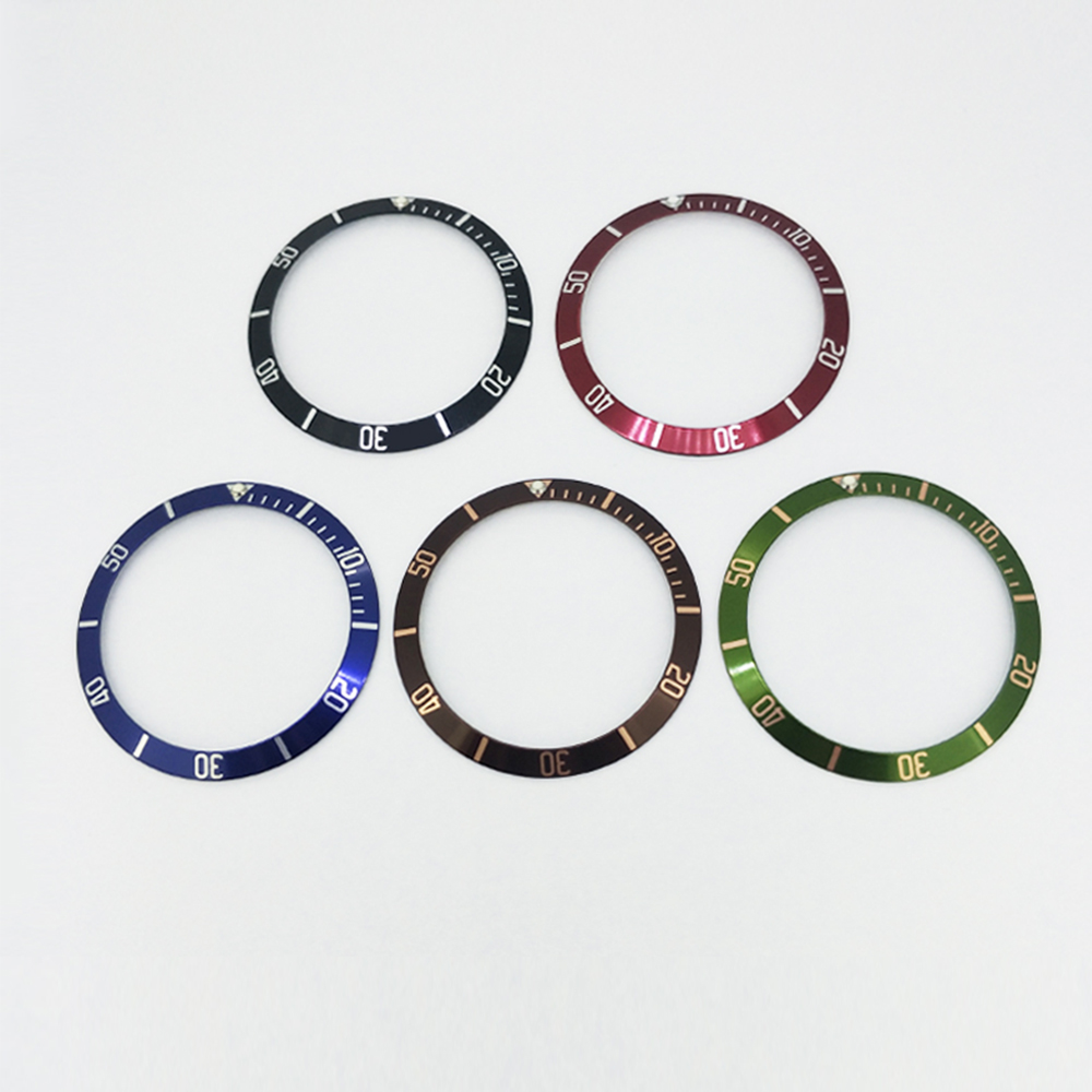 Outer Diameter 40mm Inside 33mm Mens Wristwatch Aluminum Watch Bezel